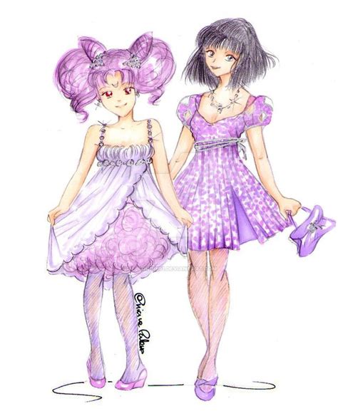 Chibiusa And Hotaru Haute Couture By Mellorine91 On Deviantart