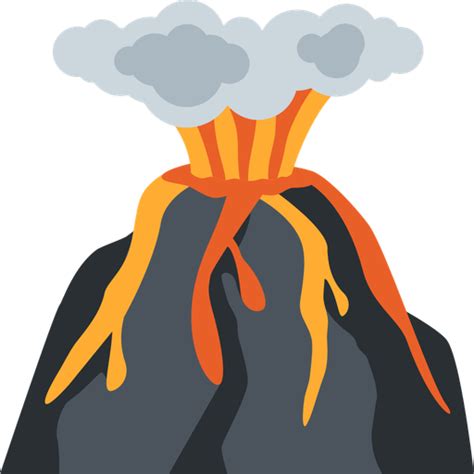 Free Volcano Emoji Png Download And Meaning Emojien