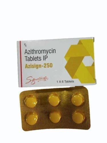 Azicip Azythromycin 500mg Tablets At ₹ 70strip Of 3 Tablets Manewada