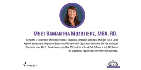 Compass Group Usa On Linkedin Welcome To Associate Spotlights A Blog