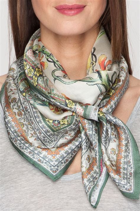 Anna Melody Scarf In Multi Silk Scarves Johnny Was Silk Scarf