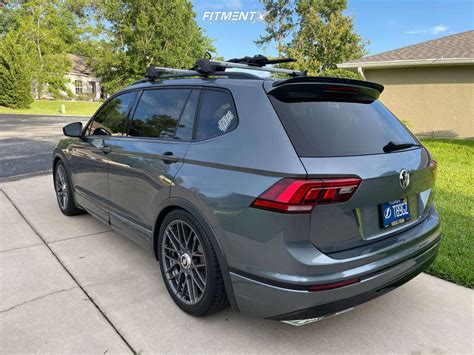 2021 Volkswagen Tiguan Se R Line Black With 20x8 5 Rotiform Rse And
