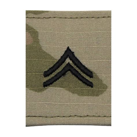 Army Corporal Rank Patches And Pins Ocp Asu And Agsu Insignia Bradley