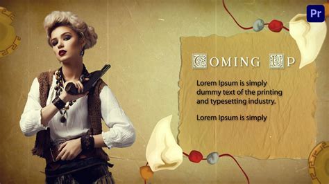 Classic Vintage Themed History Slideshow Premiere Pro Templates