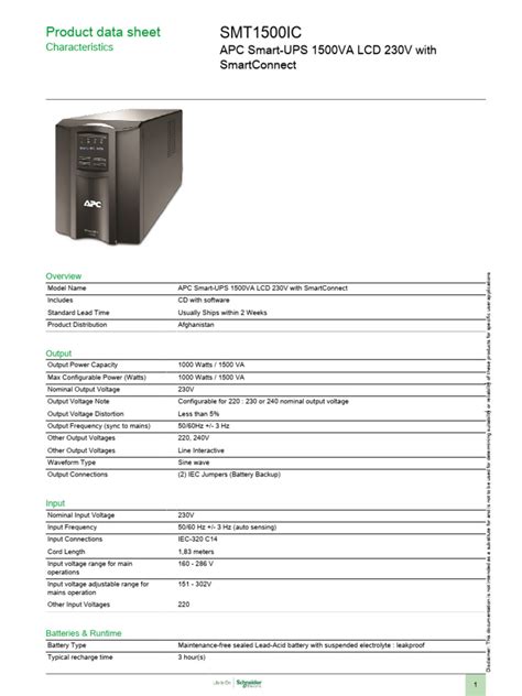 Smt 1500ic Data Sheets Pdf