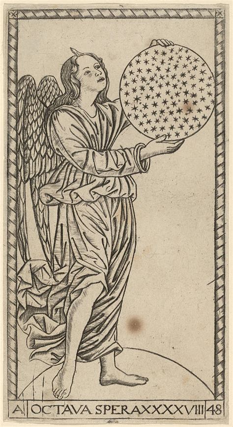 Octava Spera Drawing By Master Of The S Series Tarocchi Fine Art America