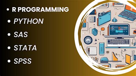 do statistical data analysis r coding spss stata excel python