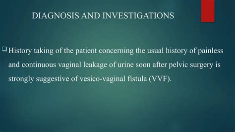Vesico Vaginal And Vesico Rectal Fistulas Pptx