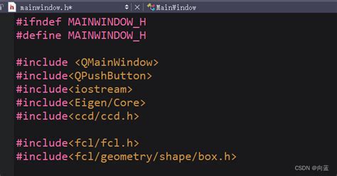 Fcl碰撞检测库，添加到qt项目中，问题记录error Dllimport Cannot Be Applied To Non Inline Function Definition Csdn博客