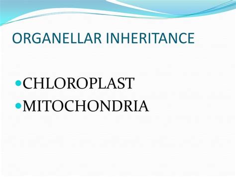 Extra Chromosomal Inheritance 1 Pptxpdfpdf Pdf
