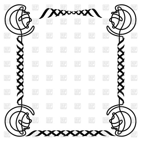 Art Nouveau Frame Vector Free At Collection Of Art