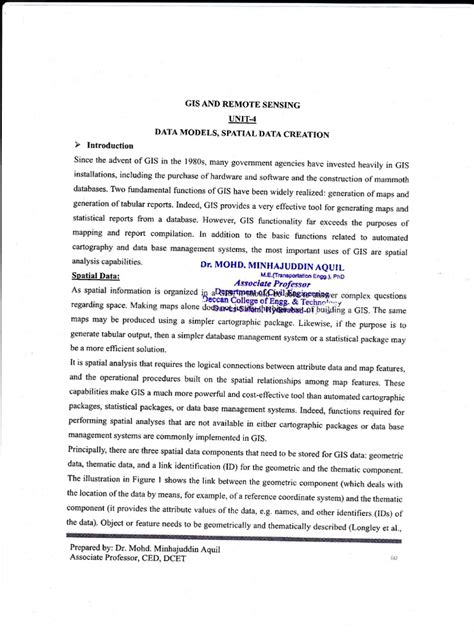 Unitiv Gis And Rs Pdf Geographic Information System Image Scanner