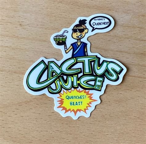 Cactus Juice Logo Etsy