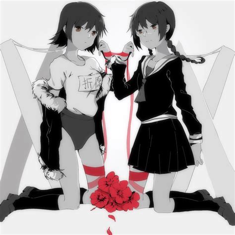 Safebooru 2girls Black Hair Braid Brown Eyes Buruma Durarara