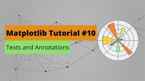 Matplotlib Tutorial 10 Texts And Annotations Youtube