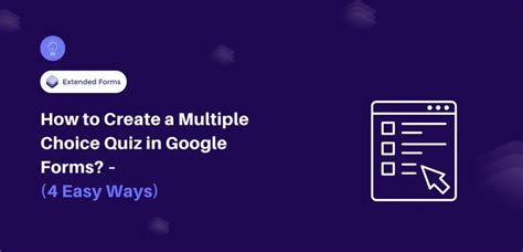 How To Create A Multiple Choice Quiz In Google Forms 4 Easy Steps Allowing Multiple Correct ...