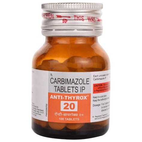 Anti Thyrox 20 Bottle Of 100 Tablets Health And Personal Care