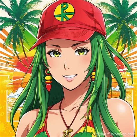 Reggae Beach Music Poster Stable Diffusion Online