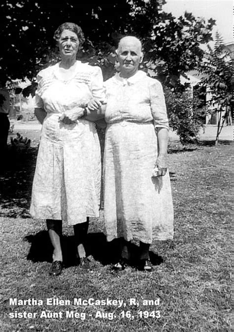 1943 Martha Mccaskey And Sister Meg
