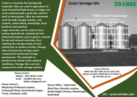 3dlabs Grain Storage Silo Design