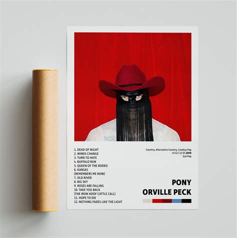Orville Peck Posters Pony Poster Album Cover Poster Poster Print