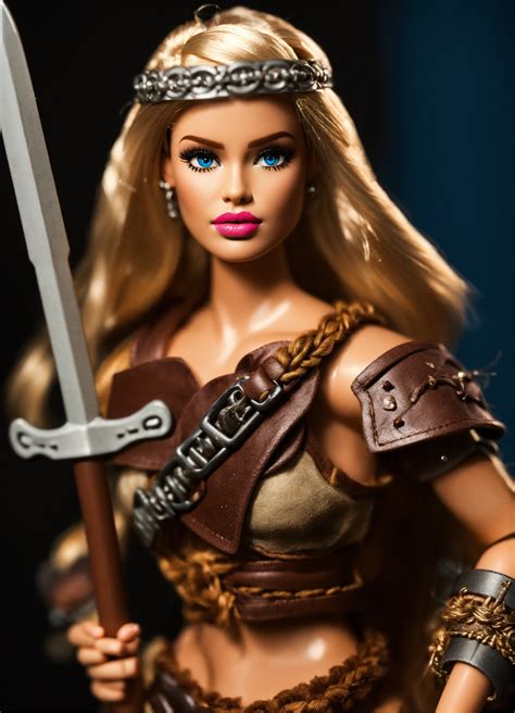 Lexica Female Barbarian Barbie
