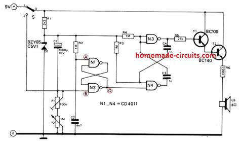 Simple Kitchen Timer Circuit Egg Timer Circuit Projects Egg Timer