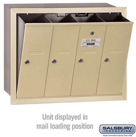 Salsbury 3504sru Mailbox Secure Vertical Mailbox 4 Door Usps Approved
