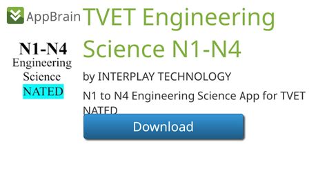 Tvet Engineering Science N1 N4 For Android App Stats And Insights
