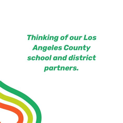 Our Thoughts Are With Our Incredible School And District Partners