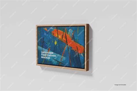Premium Psd Landscape Float Canvas Mockup