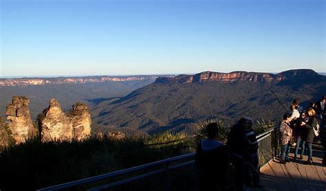 Echo Point Lookout Three Sisters Nsw National Parks