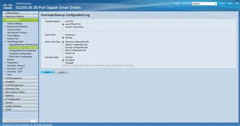Backup Config Switch Cisco Sg 200 Hardwares And Others