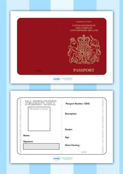 Uk Passport Template Artofit Uk Passport Template Artofit