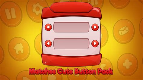 Artstation Cute Menu Gui Kit Game Assets