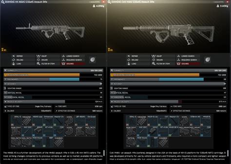 Hk416 Vs M4 Diferencia Y Comparación Msqdm