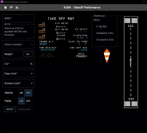 Takeoff Distance Roll Calculator For A320 Aircraft And Systems
