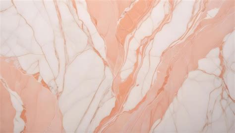 Beautiful Peach And White Marble With Smooth Transitions Offering A