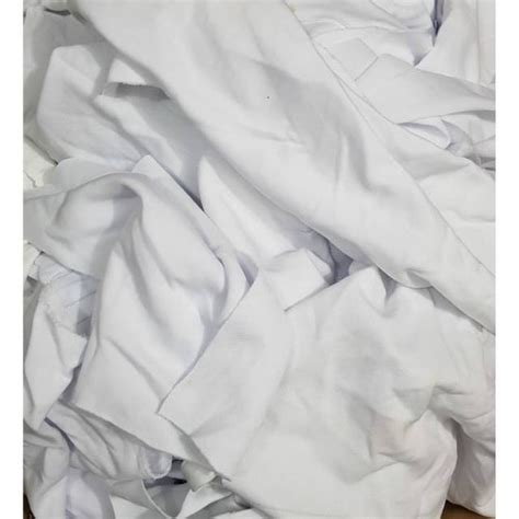 Jual Kain Majun Putih Lap Kompon Kain Perca Kain Bal 200gr Kota