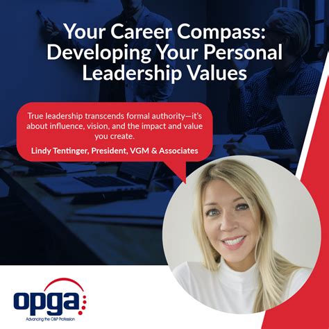 Your Career Compass Developing Your Personal Leadership Values