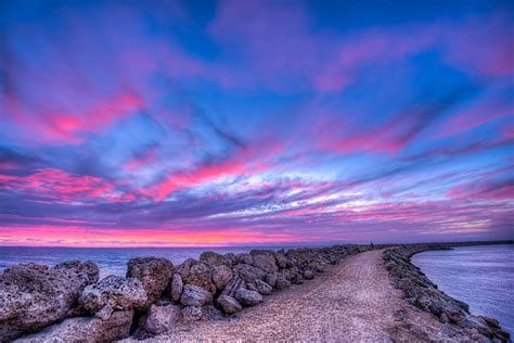 Sunset At South Beach Fremantle