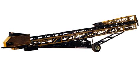 Portable Radial Stacking Conveyors 30 80 Foot Folding