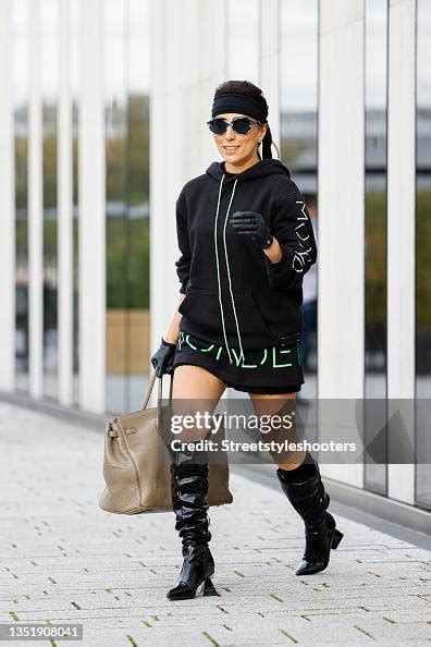 Influencer Salome Chaboki Wearing A Black Hoodie By Mondenero Eu A News Photo Getty Images