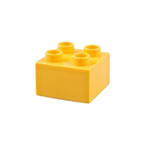 Premium Photo Yellow Cube On A White Background