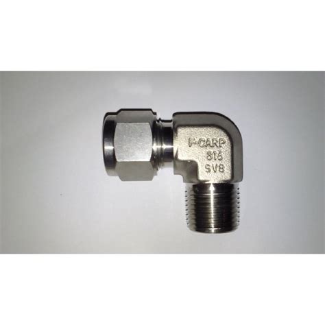 Jual New Male Connector Elbow Ss316 Od 1 X 1 Npt Thread Fujikin Ex