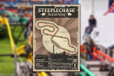 Steeplechase Blackpool Pleasure Beach Arrow Dynamics Rollercoaster