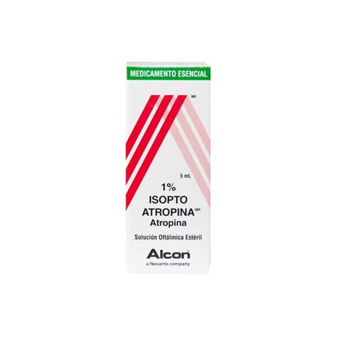 Isopto Atropina Gotas Oftalmicas 1 Frasco 5 Ml Farmacia Pasteur