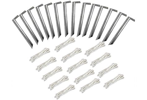Bracing Set 8 Pieces 40uv Tubular Ground Hooks Tensioning Rope For