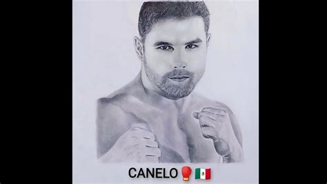 Como Hacer Dibujo Realista De Saul El Canelo Alvarez 🥊 Youtube