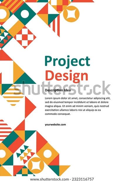 Proposal Design Template Pack Geometry Pack Stock Vector Royalty Free